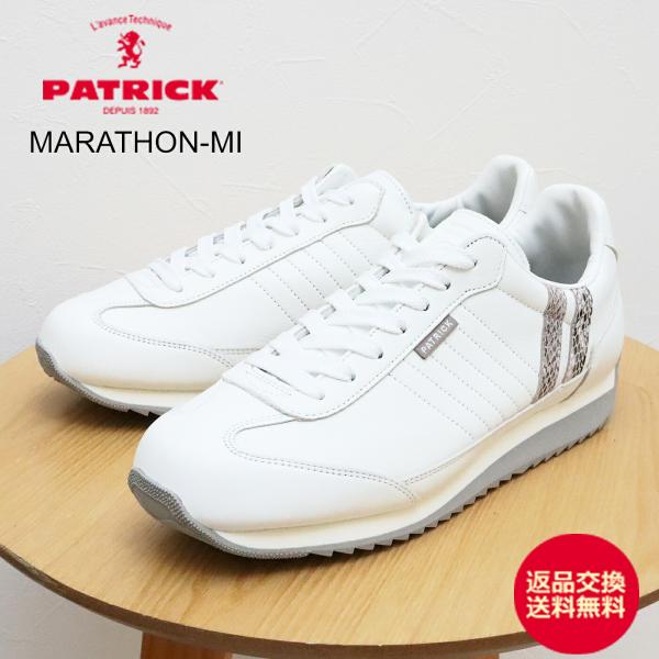 返品交換送料無料PATRICK パトリック MARATHON-MI マラソン・ミ WHT ホワイト