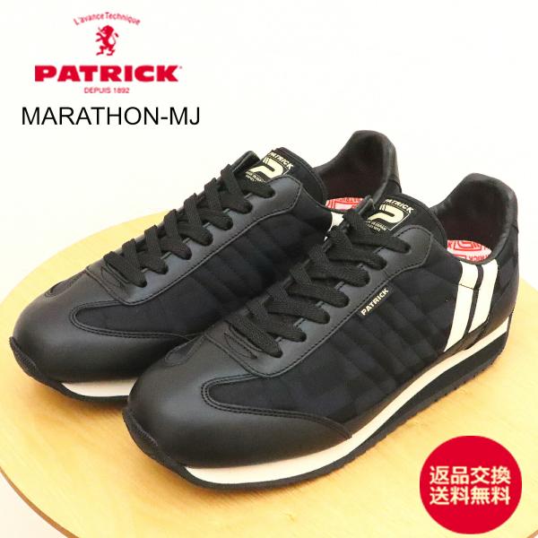 返品交換送料無料PATRICK パトリック MARATHON-MJ マラソン・モザイクジャカード BLK ブラック
