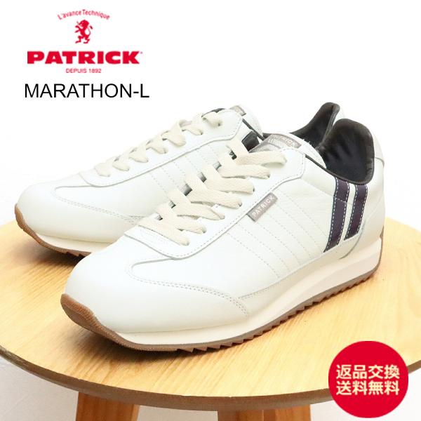 返品交換送料無料PATRICK パトリック MARATHON-L マラソン・レザー WHPL