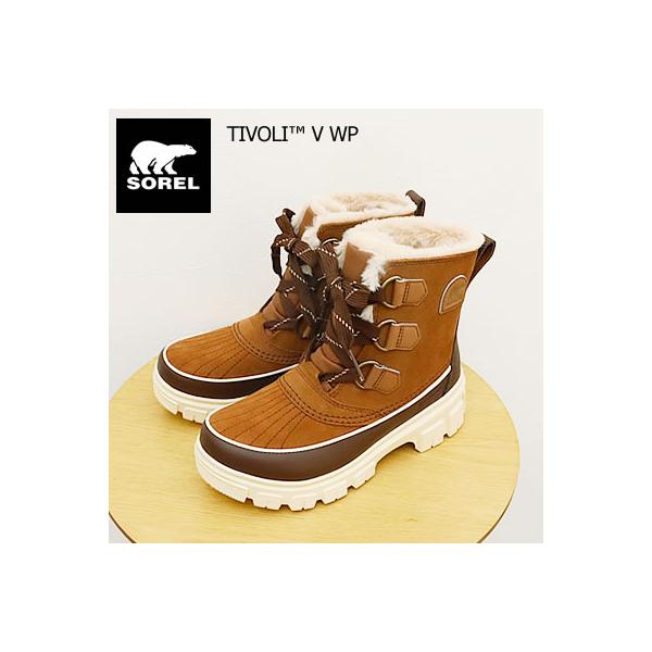 SOREL ソレル レディース TIVOLI V  WP ティボリ5 ウォータープルーフ Velvet Tan, Tobacco ベルベットタン,タバコ 靴 シューズ 防水