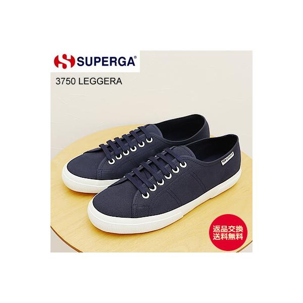SUPERGA スペルガ 3750 LEGGERA レッジェーラ NAVY-FWHITE ネイビー Fホワイト  メンズ レディース 返品交換送料無料