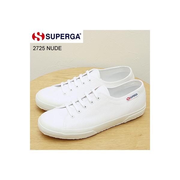 SUPERGA スペルガ 2725 NUDE ヌード WHITE ホワイト  メンズ レディース 靴 キャンバス スニーカー   シューズ 軽量 返品交換送料無料