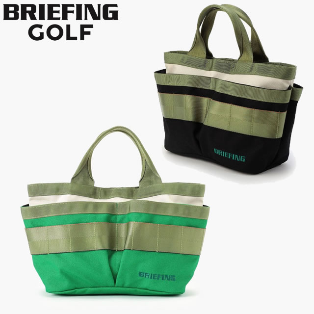 即納 BRIEFING GOLF ブリーフィング ゴルフ TOOL CART TOTE WL ツールカートトート ウッドランド BLACK×IVORY  メンズ レディース