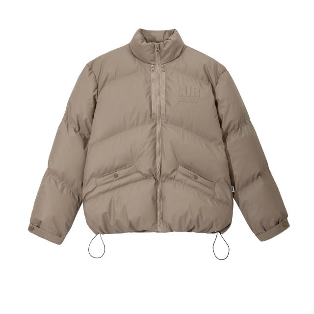 MADEEXTREME メイドエクストリーム 冬 ストリート ジャケット PUレザー 無地 ジッパー パッド入り ジャケット 厚め 男女兼用 新作ジャケット