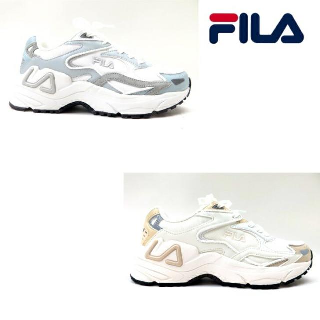 FILA フィラ CATAPULT USS23017 ホワイト/グレー(146) ホワイト/ベージュ(155) レディース カタパルト  スニーカー 厚底   ローカット