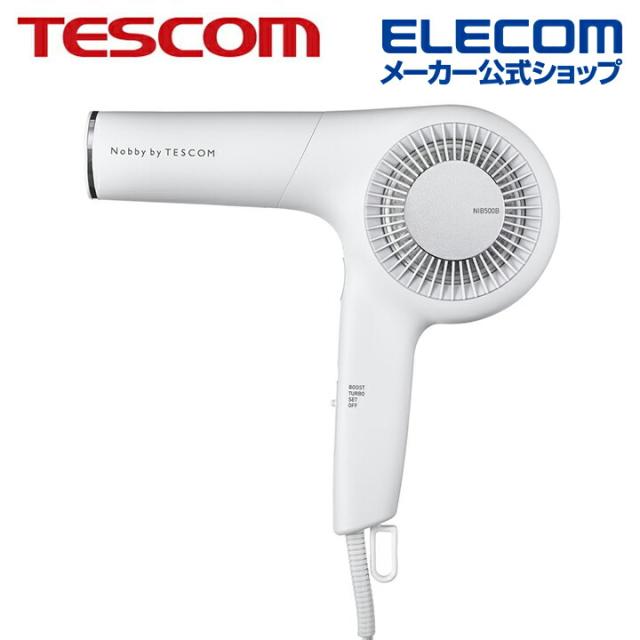 テスコム TESCOM ハンドドライヤー プロフェッショナル プロテクトイオン ヘアドライヤー シロッコタイプ(ハンドドライヤー) プロテクトイオン Nobby by TESCOM ホワイトアッシュ ┃NIB500B-W/E