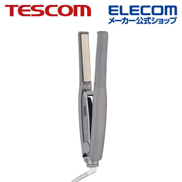 テスコム TESCOM ヘアーアイロン プロフェッショナル アレンジアイロン AC式 ヘアー アイロン Nobby by TESCOM ストレート スモーキーグレー ┃NIS300B-H