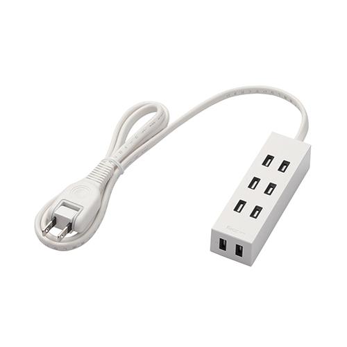 エレコム 電源タップ 延長コード シャッタータップ flecc barra 4個口 1m ホワイト 1.0m┃T-NFL01-2410WHの ...