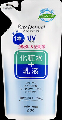 ｐｄｃ ピュアナチュラル　エッセンスローションＵＶ　詰替 200ｍｌ×36個   【送料無料】