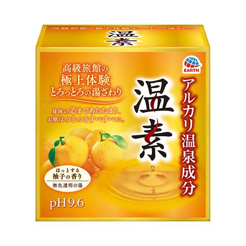 アース製薬  温素　柚子の香り  １５Ｐ×12個【送料無料】【入浴剤】