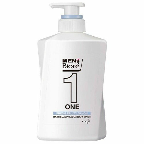 花王　メンズビオレ ONE オールインワン全身洗浄料 清潔感のあるフルーティーサボンの香り（本体　480ml）×12個【送料無料】