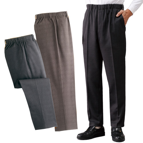 秋冬 日本製 あったかチェック柄パンツ（2色組） 選べる股下丈 ボトムス パンツ メンズ 紳士 シニア 裏起毛 ズボン あったか シニアファッション 50代 60代 70代 80代 父の日 お父さん　sai　p16577　p22087