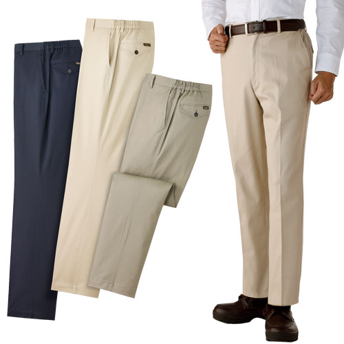 スラックス メンズ シニア 脇ゴム撥水ストレッチパンツ 3色組 選べる股下丈 ボトムス 紳士服 パンツ ズボン 紺色 ベー期 カーキ はっ水 サマー シニアファッション 40代 50代 60代 70代 80代 父の日 お父さん 春物 夏物 裾上げ済み ギフト プレゼント　how　p18409　p24630