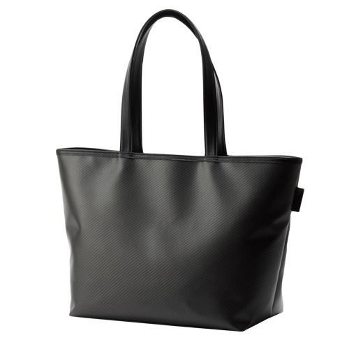 トートバッグ 日本製 FRUH リアルカーボン・トートバッグ ブラック バッグ 鞄 メンズ 紳士 シニア 男性 黒 ファスナー付き カバン かばん 丈夫 シニアファッション 50代 60代 70代 80代 父の日 お父さん　lo　p20629