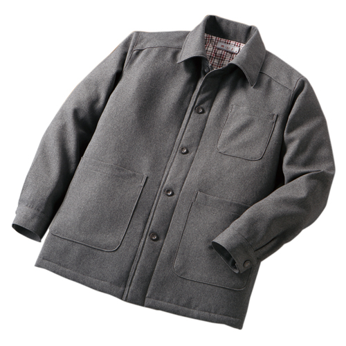 ジャケット キルティング 秋冬 日本製 紳士撥水加工裏キルトジャケット（全2色） 上着 アウター メンズ 紳士服 シニア 男性 グレー ネイビー あったかい 暖かい シニアファッション 50代 60代 70代 80代 父の日 お父さん　natu　p20894