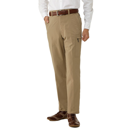 スラックス ネイビー ベージュ サマー メンズ シニア ハンティントン・クラブ お手入れ簡単旅楽パンツ 2色組 選べる股下丈 長ズボン 紳士服 男性 紺 薄茶色 ファッション 40代 50代 60代 70代 80代 父の日 お父さん ズボン シンプル 洗える 裾上げ済み 春夏　how　p22810