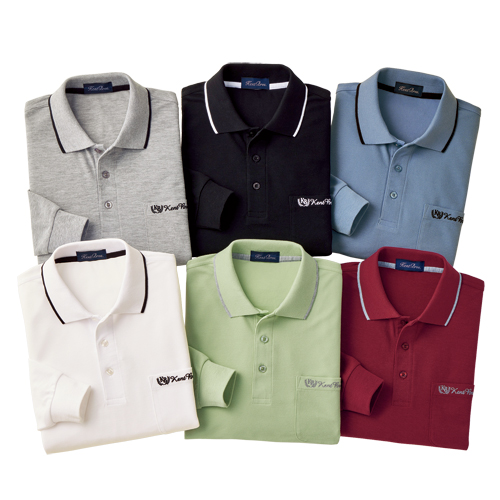 ポロシャツ 長袖 メンズ シニア 秋冬 ケントブロス 着回し自在ポロシャツ 6色組 トップス 長袖シャツ 無地 紳士服 男性 シニアファッション 40代 50代 60代 70代 80代 父の日 お父さん グレー ブラック ブルー ホワイト グリーン レッド シンプル 定番 セット　fri　p23220