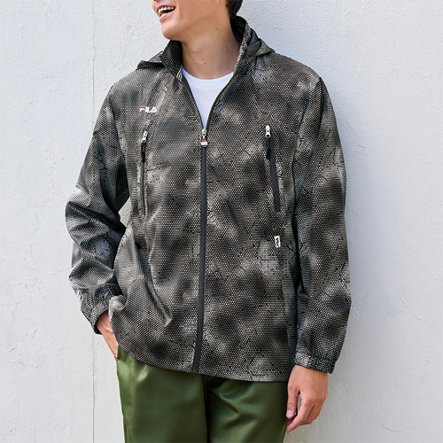 パーカー ジャケット メンズ シニア 秋冬 フィラ ベンチレーションアウター 全2色 アウター グレー ネイビー 紳士服 男性 シニアファッション 40代 50代 60代 70代 80代 父の日 お父さん シンプル スポーティー FILA 紺色 灰色 カジュアル 通気性 撥水　fri　p23857