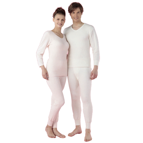 日本製 健康肌着 ひだまり 極 長袖U首シャツ 8分袖インナーシャツ ズボン下 インナー 下着 暖かい あったかい レディース 婦人服 ミセス シニア 女性 メンズ 紳士服 シニア 男性 下着 肌着 速乾 保温 無地 ピンク ベージュ 母の日 お母さん 父の日 お父さん 秋冬　kn　p25122
