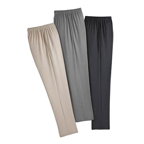 日本製 東レセオアルファ お出かけちりめんパンツ 3色組 選べる股下丈 スラックス ズボン ベージュ グレー ブラック レディース 婦人服 ミセス シニア 女性 黒 灰色 薄茶色 シンプル 無地 サマー シニアファッション 50代 60代 70代 80代 母の日 お母さん 春夏　natu　p25744