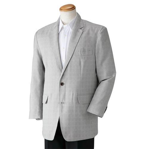 テーラードジャケット グレー メンズ ピエルッチ 麻混 グレンチェック ジャケット 紳士服 シニア 男性 ライトグレー チェック柄 格子柄 上品 背広 きれいめ シンプル シニアファッション 40代 50代 60代 70代 80代 90代 父の日 お父さん おじいちゃん 春夏秋　sai　p25885