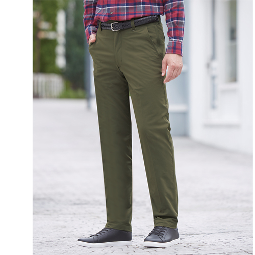 冬に重宝裏フリースパンツ 2色組 選べる股下丈 ストレッチパンツ ズボン カーキ ネイビー メンズ 紳士服 シニア 男性 紺色 無地 裾上げ済み ストレートパンツ シンプル シニアファッション 40代 50代 60代 70代 80代 父の日 お父さん おじいちゃん 秋冬　fri　p26268