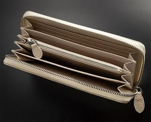 ヒマラヤクロコダイル長財布 財布 長財布 ホワイト サイフ メンズ 紳士