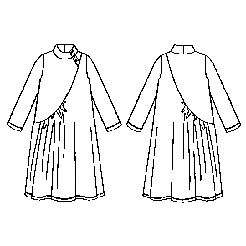 ダマスク柄 風ジャージーワンピース ブルーグリーン系 ワンピース