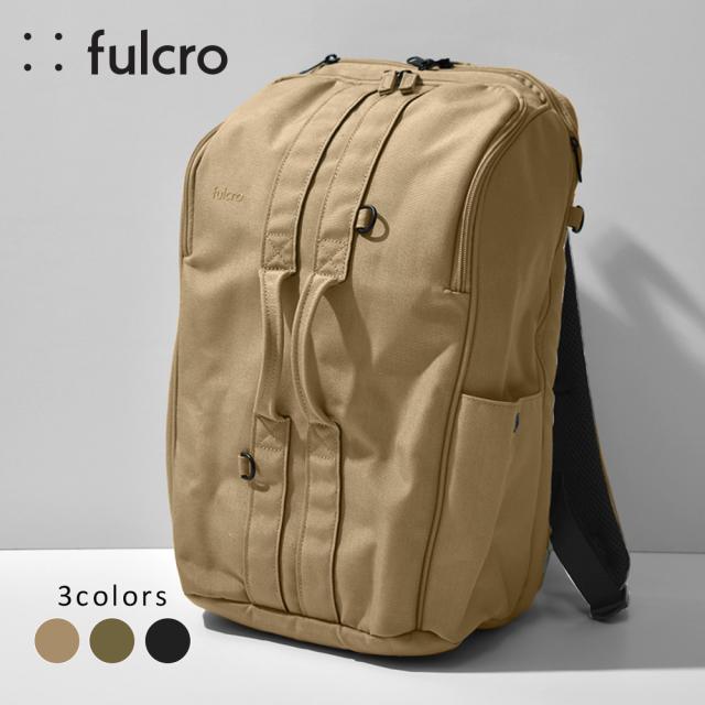 バックパック ダブルハンドル 無地 リュック 16L 撥水加工 fulcro フルクロ 出張 仕事 ビジネス 海外 旅行 1泊 安心 安全 大容量 キャリーオン おしゃれ PC 収納 15インチ A4ファイル 男性 ボトル 65663