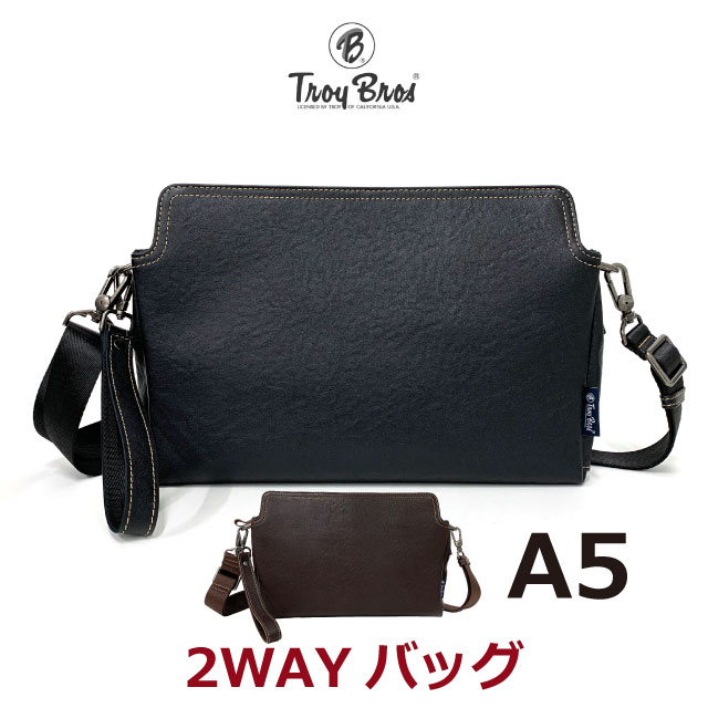 ショルダーバッグ メンズ 斜めがけ かっこいい ショルダーバッグ ショルダーバック メンズ 男性用 肩掛け 斜めがけ 斜め掛け ブラック 黒 茶 ブラウン 斜めがけバッグ 薄マチ サコッシュ メンズバッグ メンズショルダー 大人 バッグ 旅行人気 プレゼント Troy Bros 7032