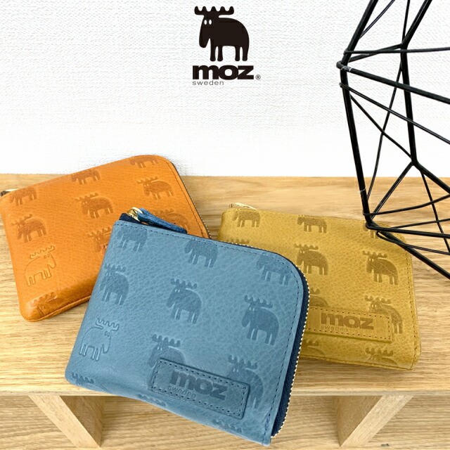 moz 財布 irregular L字ファスナー二つ折り札入 モズ 86013 レディース レディース財布 二つ折り 財布 革 ブランド かわいい 2つ折り財布 折り財布 オレンジ 茶 青 鹿 北欧 さいふ サイフ 二つ折りさいふ 折り財布 おしゃれ ママ 妻 30代 40代 50代 人気