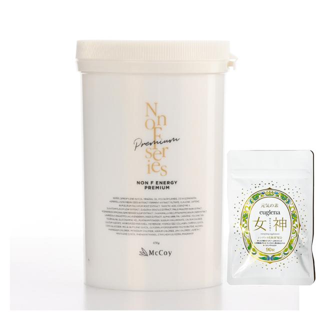 ノンFエナジープレミアム650ｇ＋ユーグレナ女神90粒プレゼント【正規品保証】 ボディマッサージクリーム　ノンfエナジー　ノンＦエナジー