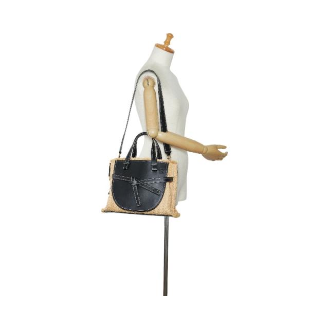 ロエベ アナグラム ゲート トップハンドル スモール ハンドバッグ