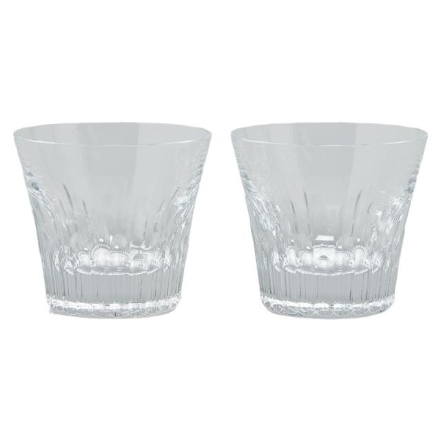 バカラ ティアラ グラス タンブラー 2018 2点セット クリア ガラス レディース Baccarat 【中古】
