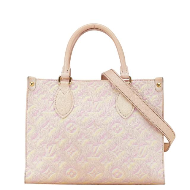 ルイ ヴィトン モノグラム アンプラント オンザゴーPM ハンドバッグ ショルダーバッグ 2WAY M46168 LOUIS VUITTON 【中古】