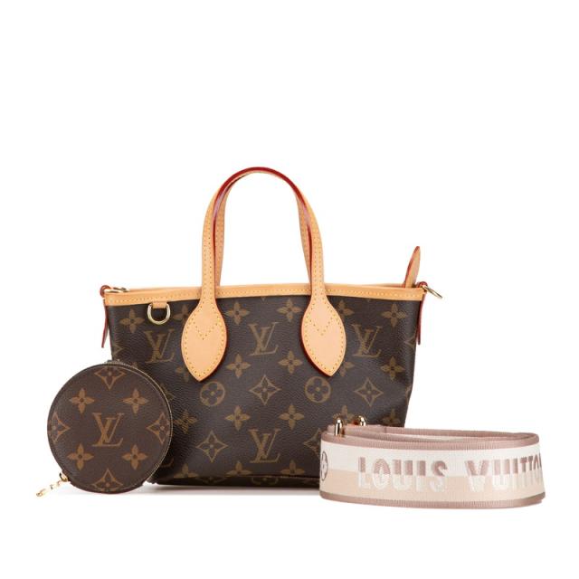 ルイ ヴィトン モノグラム ネヴァーフルBB ハンドバッグ M46705 ブラウン PVC レザー レディース LOUIS VUITTON 【中古】