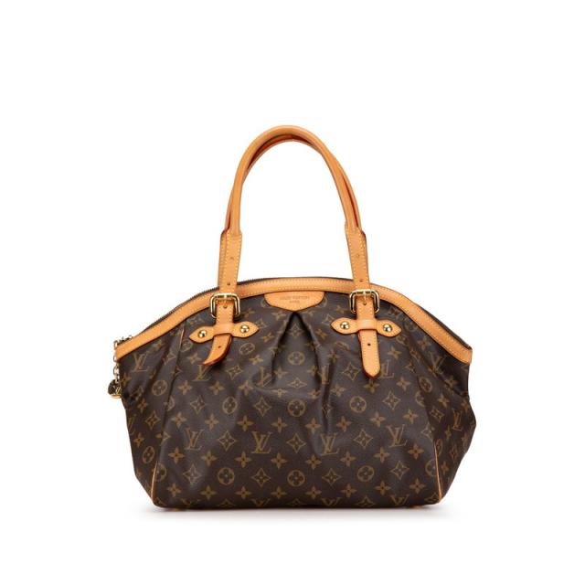 ルイ ヴィトン モノグラム ティヴォリGM ショルダーバッグ M40144 ブラウン PVC レザー レディース LOUIS VUITTON 【中古】