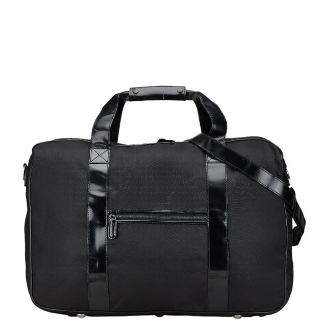 グッチ ボストンバッグ ショルダーバッグ 2WAY 012 3754 ブラック ナイロン レザー レディース GUCCI 【中古】