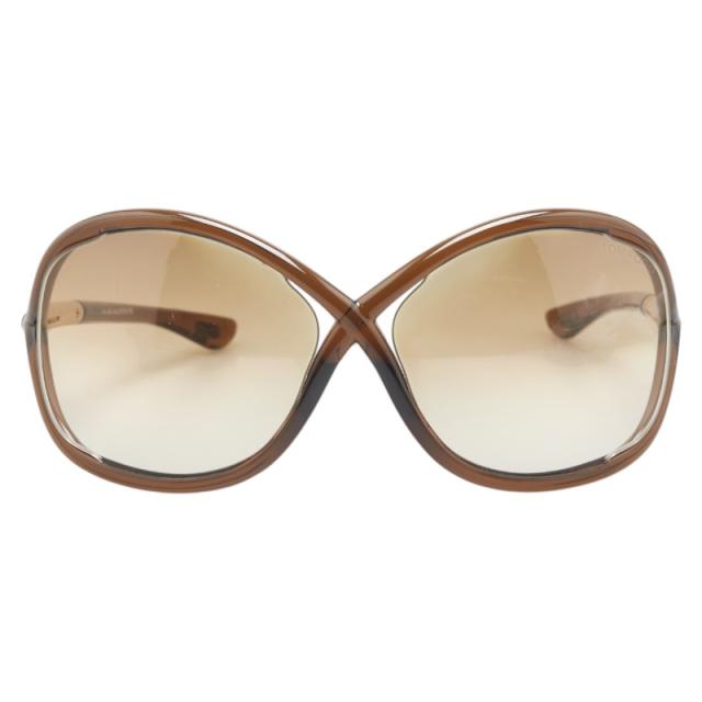 トムフォード サングラス ブラウン プラスチック レディース TOM FORD 【中古】