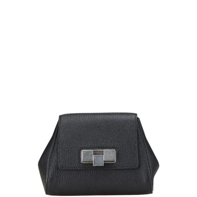 ボッテガヴェネタ ベルトバッグ クラッチバッグ 631117 ブラック レザー レディース BOTTEGAVENETA 【中古】