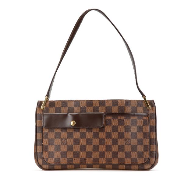 ルイ ヴィトン ダミエ オーバーニュ ショルダーバッグ N51129 ブラウン PVC レザー レディース LOUIS VUITTON 【中古】