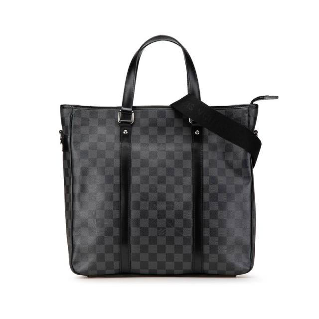 ルイ ヴィトン ダミエ グラフィット タダオPM ハンドバッグ ショルダーバッグ 2WAY N41259 ブラック PVC レザー LOUIS VUITTON 【中古】