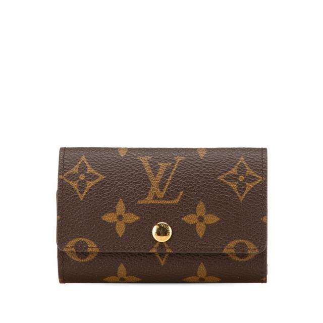 ルイ ヴィトン モノグラム ミュルティクレ6 キーケース M62630 ブラウン PVC レザー レディース LOUIS VUITTON 【中古】