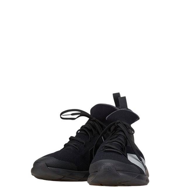 ディオール オム ロゴ レースアップ ハイカットスニーカー ソックススニーカー サイズ:43 19EDC ブラック DIOR HOMME 【中古】