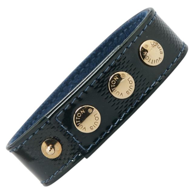 ルイ ヴィトン ダミエ ヴェルニ 2001年 札幌店限定 ブレスレット グリーン パテントレザー レディース LOUIS VUITTON 【中古】