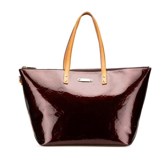 ルイ ヴィトン モノグラム ヴェルニ ベルヴューGM ハンドバッグ ショルダーバッグ M93589 アマラント ブラウン LOUIS VUITTON 【中古】