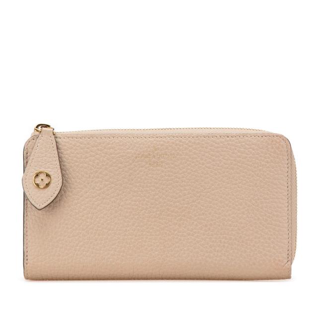 ルイ ヴィトン ポルトフォイユ コメット 長財布 M63104 ガレ ベージュ トリヨンレザー レディース LOUIS VUITTON 【中古】
