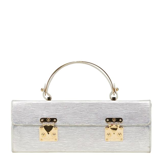 ルイ ヴィトン エピ ギャラクシア ハンドバッグ M92183 シルバー レザー レディース LOUIS VUITTON 【中古】