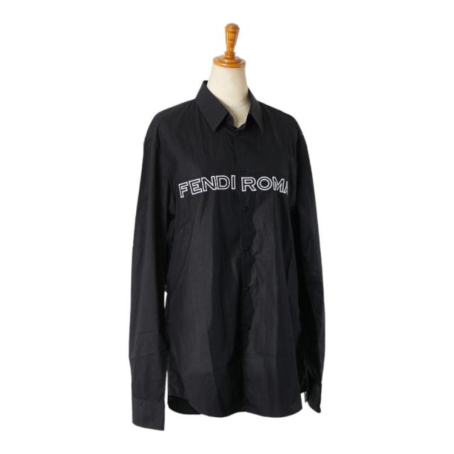 フェンディ ×マークジェイコブス シャツ サイズ：40 ブラック コットン メンズ FENDI 【中古】