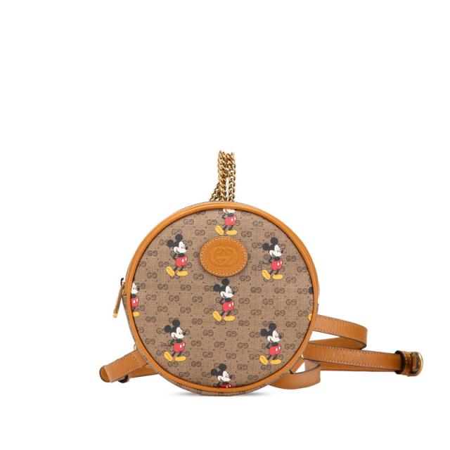 ルイ ヴィトン ×DISNEY コラボ ミッキープリント エボニー ミニGGスプリーム リュック バックパック 603730 LOUIS VUITTON 【中古】